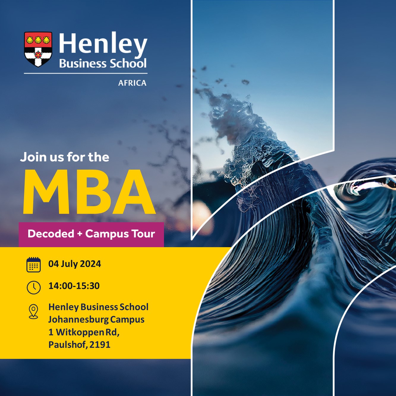 Upcoming Events - Henley Africa MBA